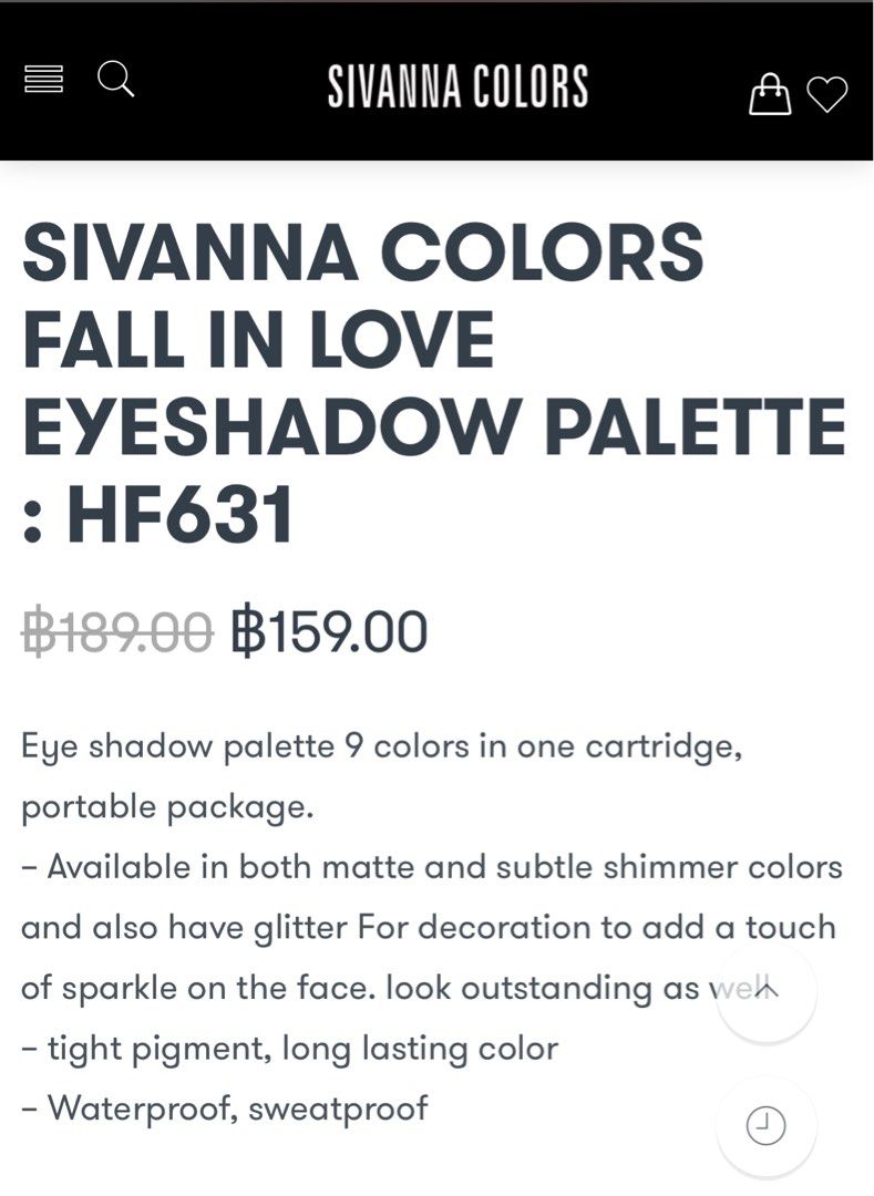 SIVANNA COLORS Fall in Love Eyeshadow Palette in Shade Golden Cocoa ...