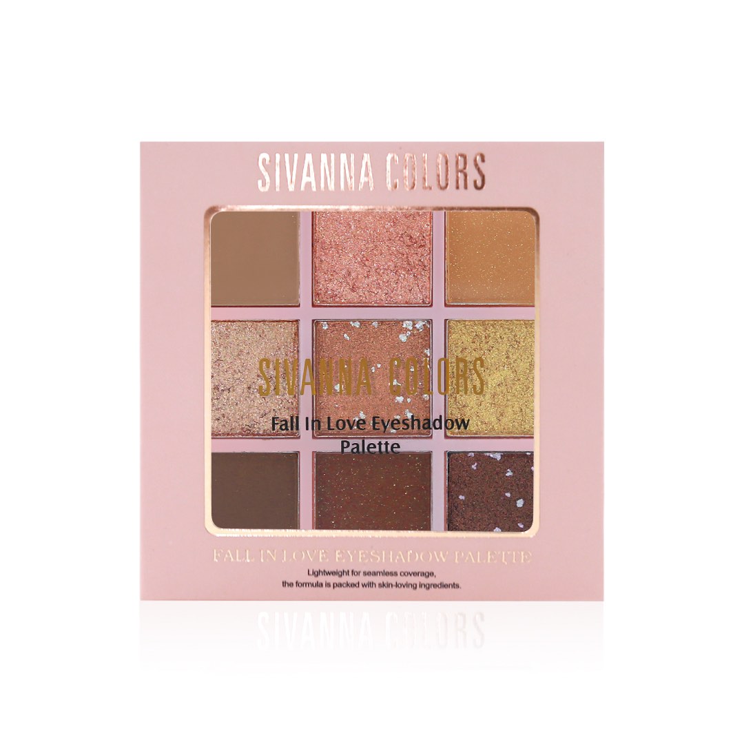 SIVANNA COLORS Fall in Love Eyeshadow Palette in Shade Golden Cocoa ...