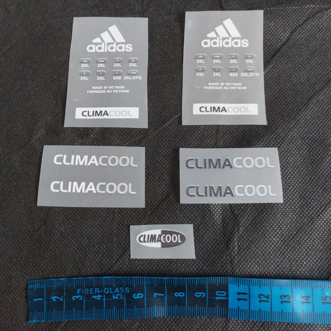 Size Label Tag Ukuran Leher Adidas Climacool untuk Jersey Patch ...