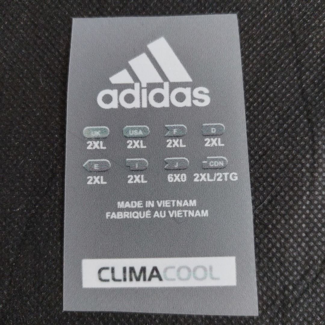 Size Label Tag Ukuran Leher Adidas Climacool untuk Jersey Patch ...