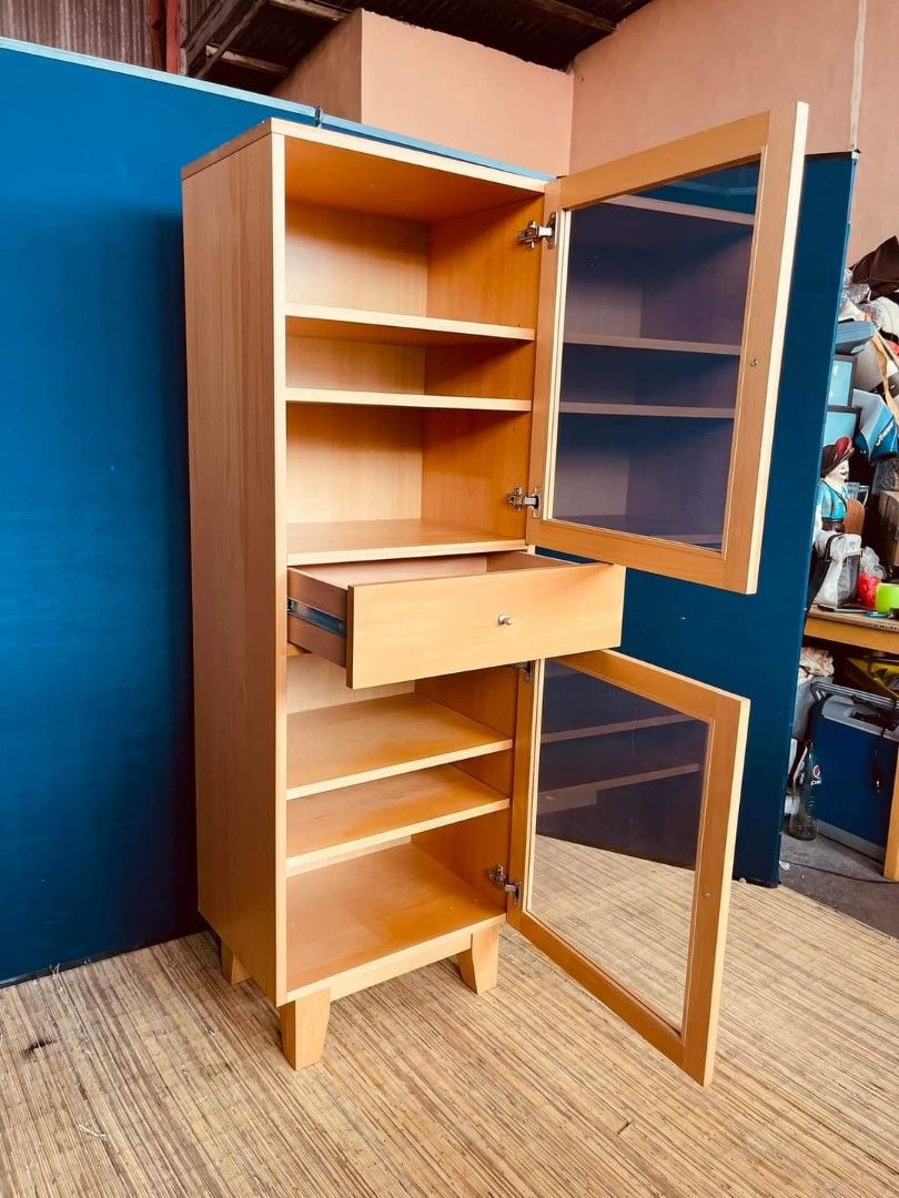 Slim Display Cabinet, Furniture & Home Living, Furniture, Shelves ...