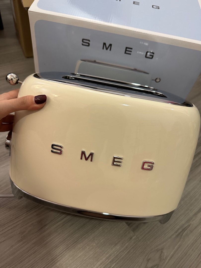 [Brand New] Smeg Cream White Toaster, TV & Home Appliances, Kitchen ...