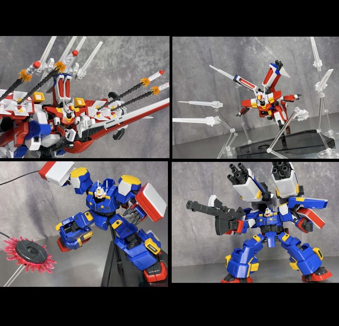 SMP (Shokugan Modeling PRoject) 終極大合體SRX R1+R-Gun Box & R2+R3全裝備型 & 天下無敵配件包 - 超級機械人大戰OG系列 行版PB限定 ...