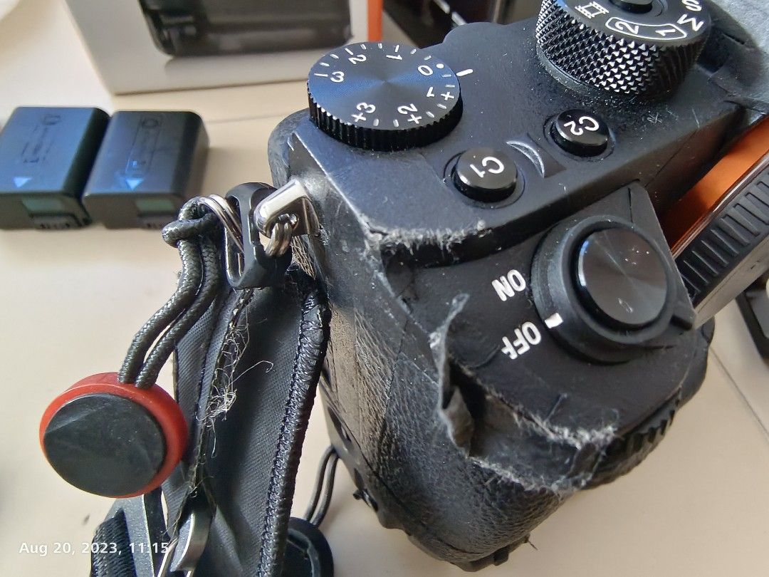 Sony a7rii with grip vg-c2em and misc, Photography, Cameras on Carousell