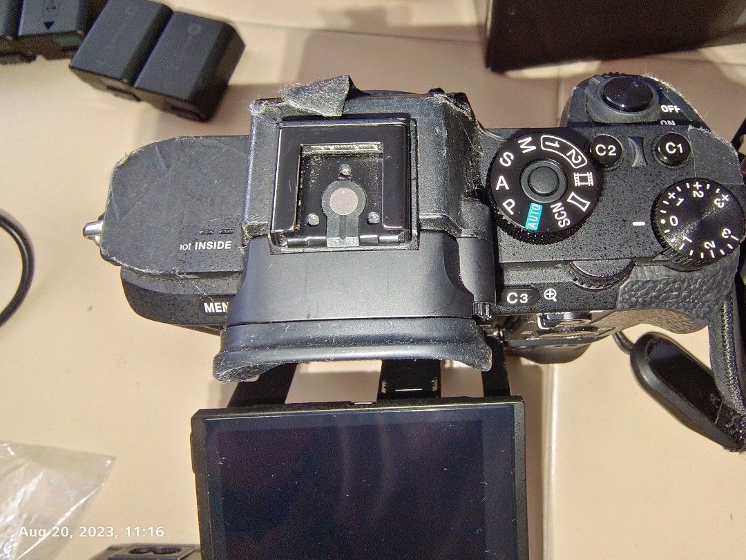 Sony a7rii with grip vg-c2em and misc, Photography, Cameras on Carousell
