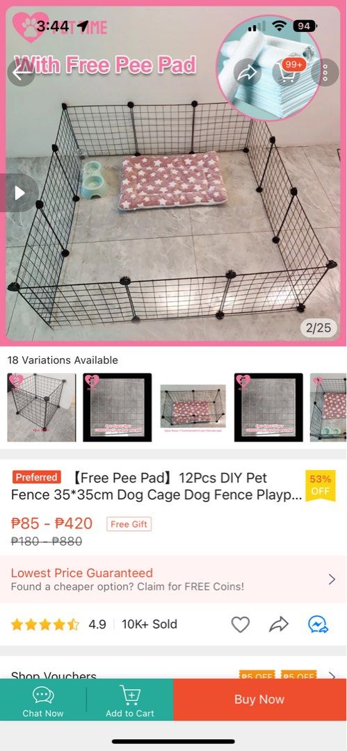 Stackable play pen on Carousell