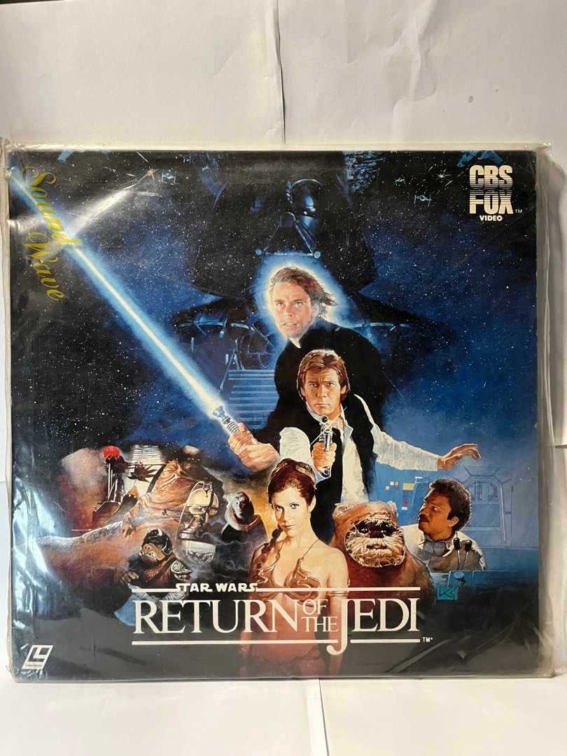 Star wars return of the jedi lazer disc on Carousell