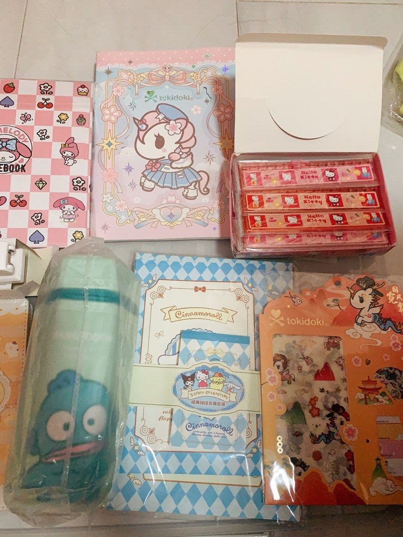 Stationary sanrio character design Cinnamonroll melody hello kitty ...