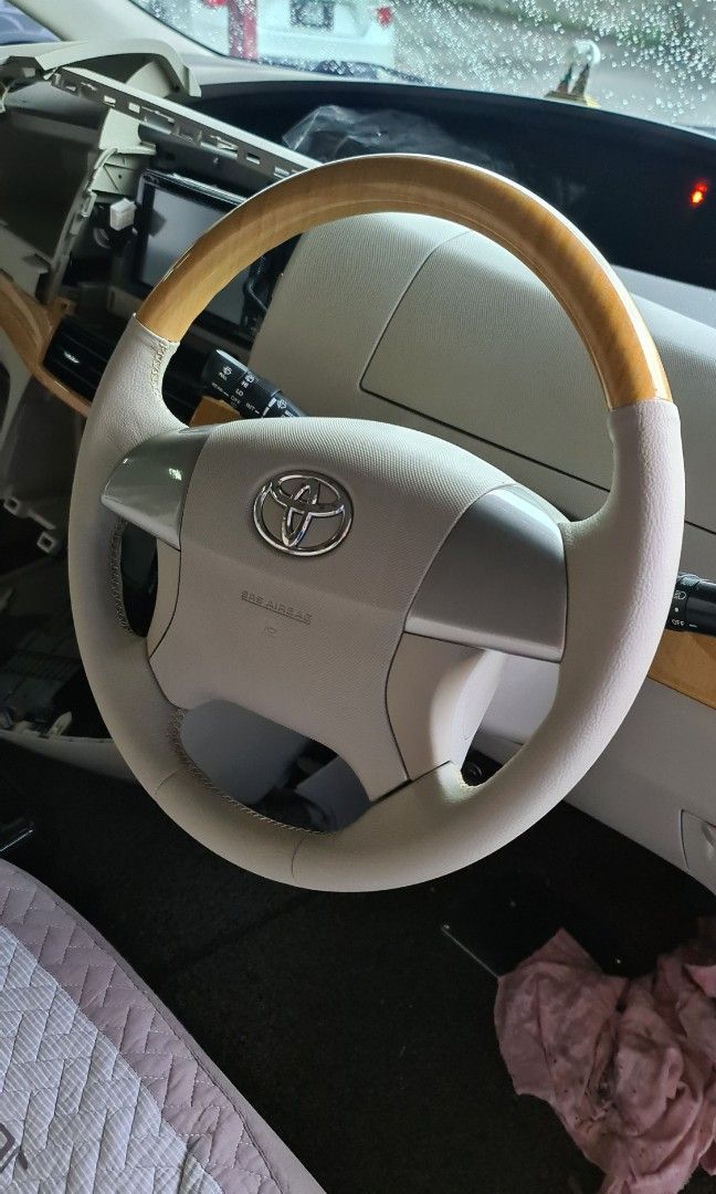 Steering Wheel rewrap, Car Accessories, Accessories on Carousell