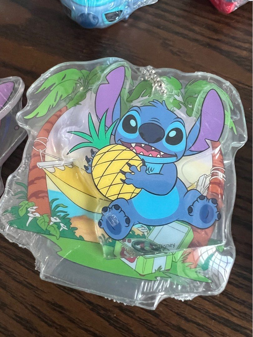 Stitch 20th Anniversary Key Chains with Standee + Figurines, Hobbies ...