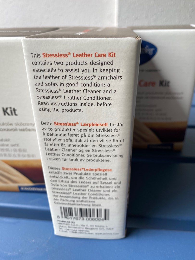 Stressless leather care kit, Furniture & Home Living, Cleaning ...