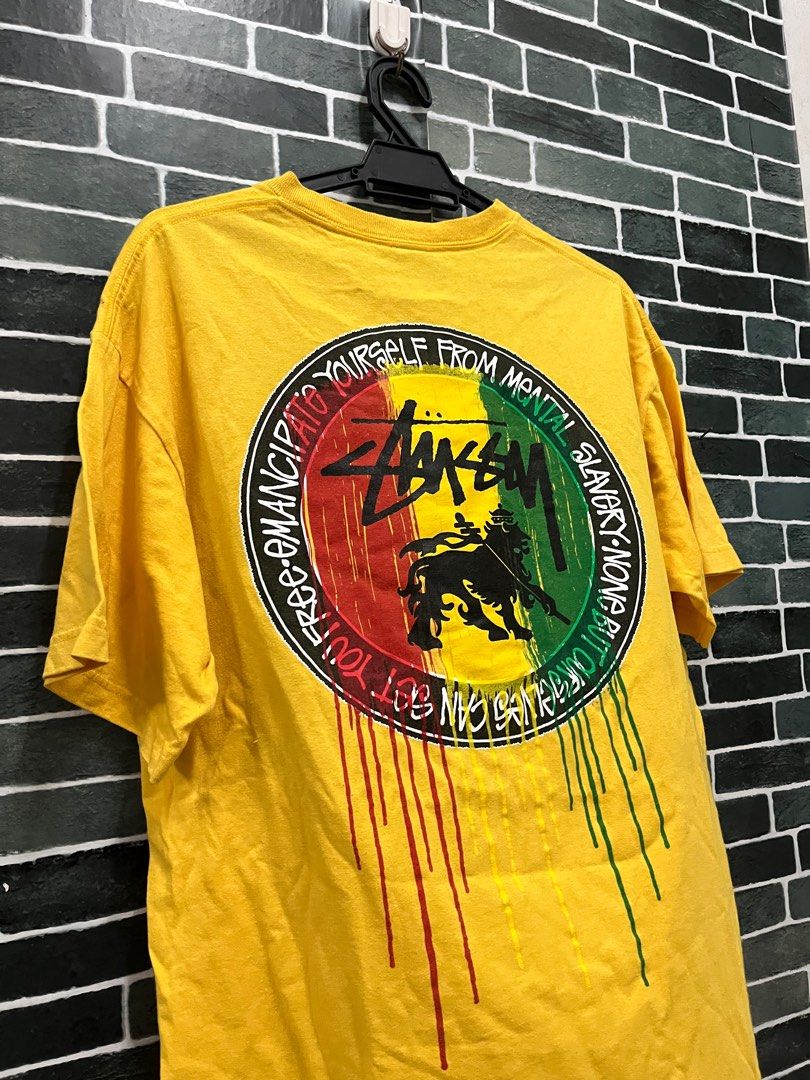 Stussy rasta, Men's Fashion, Activewear on Carousell