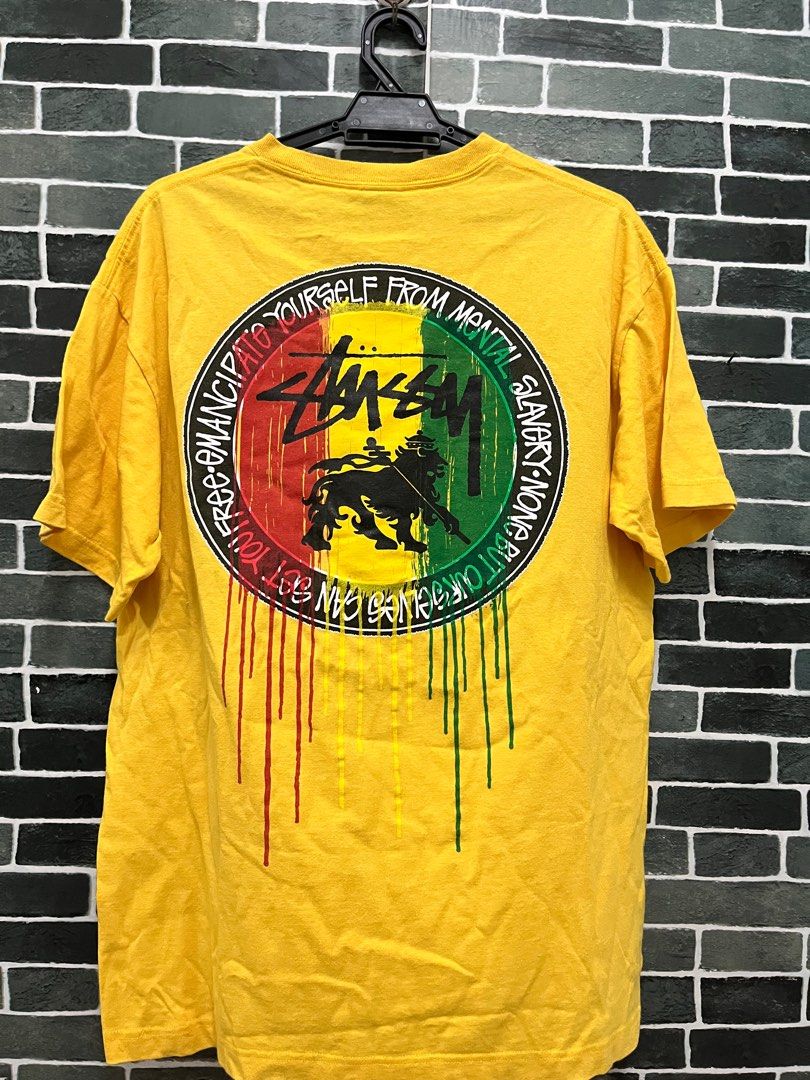 Stussy rasta, Men's Fashion, Activewear on Carousell