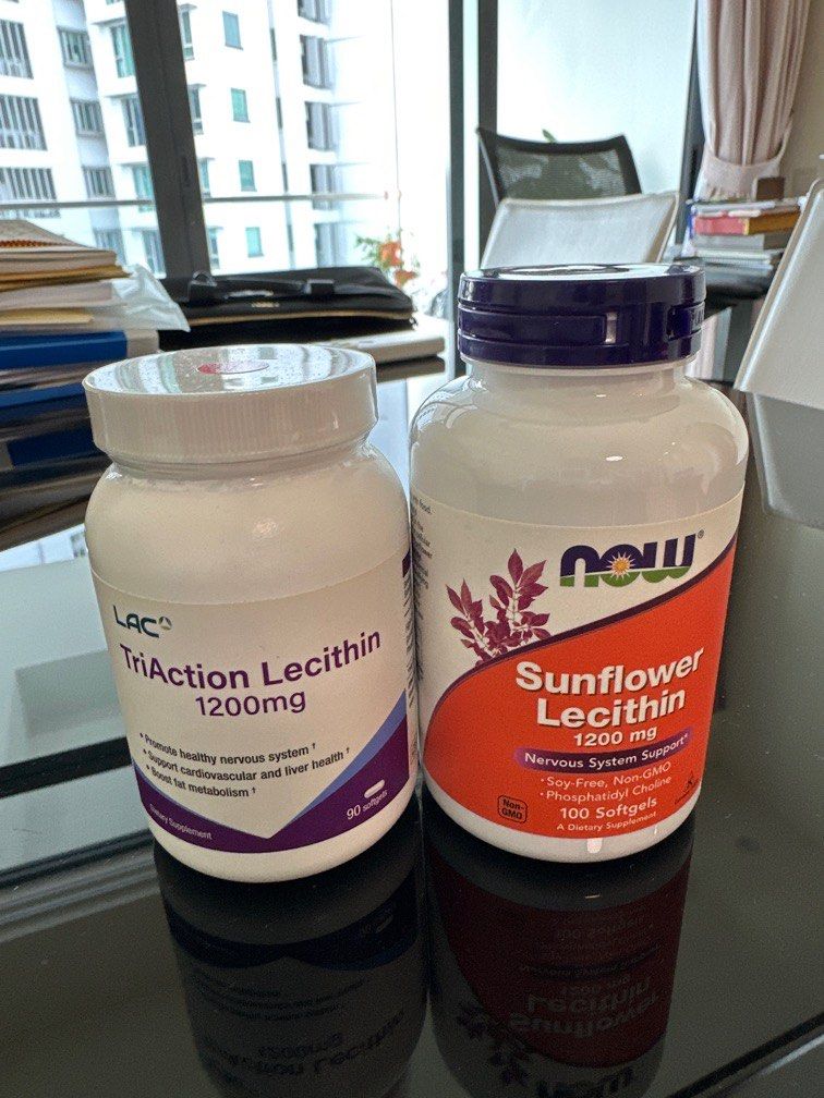 Sunflower Lecithin / Triaction Lecithin, Health & Nutrition, Health ...