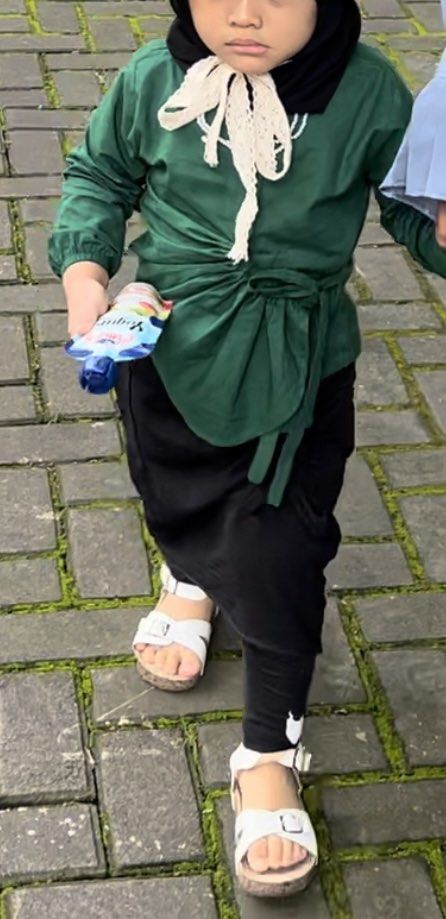 TAKEALL SETELAN Kemeja Hijau botol serut Anak cewe, Bayi & Anak, Baju ...