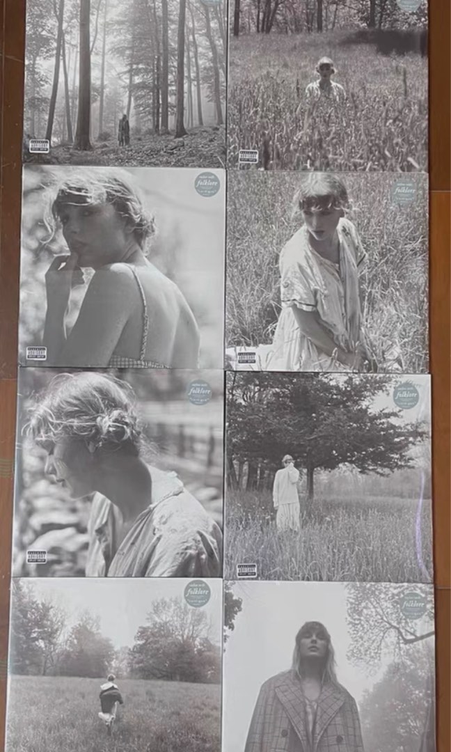 TAYLOR SWIFT - FOLKLORE COLOURED VINYL LP, Hobbies & Toys, Music ...