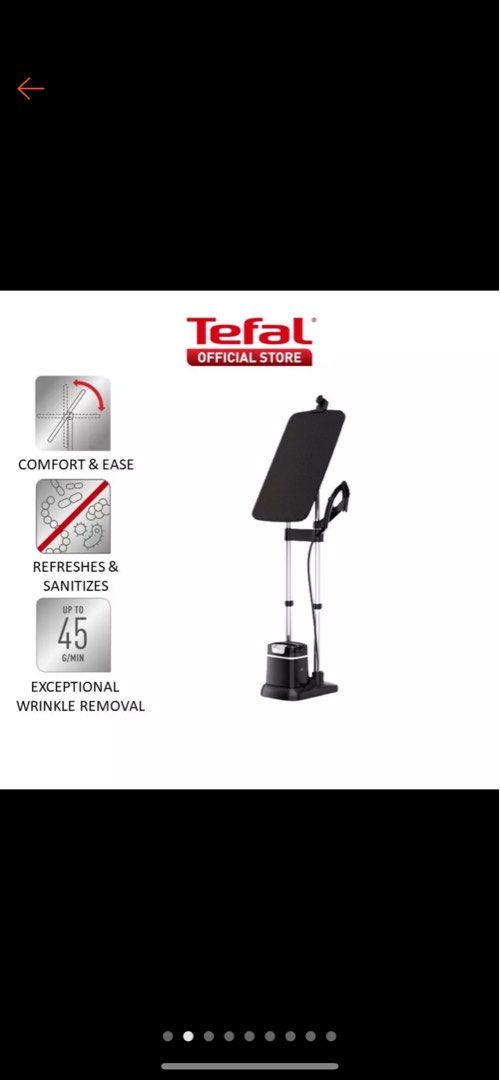 Tefal All-in-One Ironing IXEO+ Garment Steamer QT1510 - 3 positions, No ...