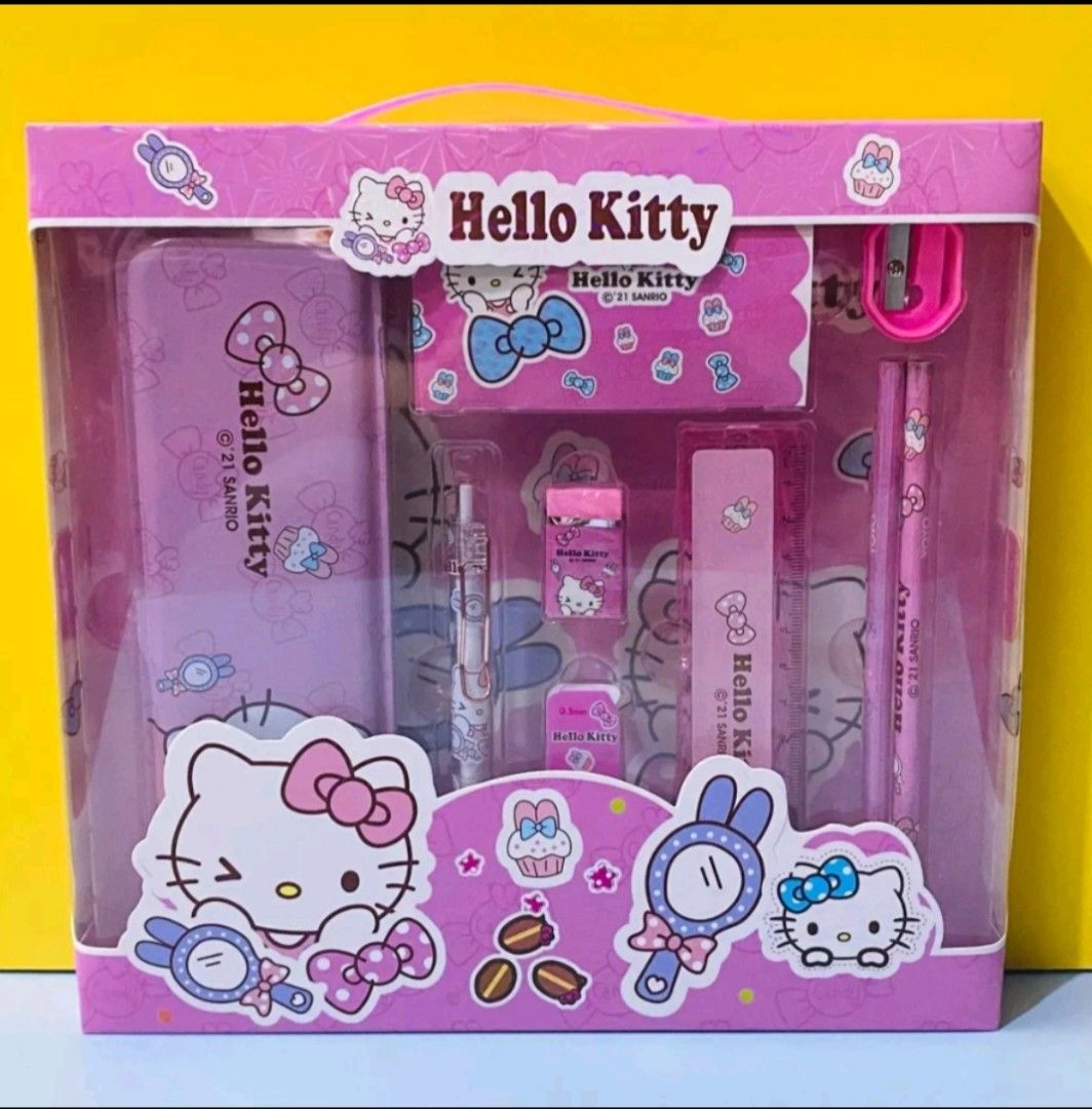 Tempat pensil alat tulis set hello kitty stationery set hello kitty on ...