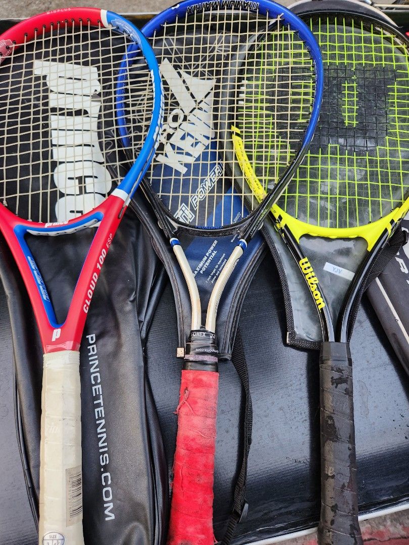 Tennis and Badmintpn Rackets, Sports Equipment, Sports & Games, Racket ...