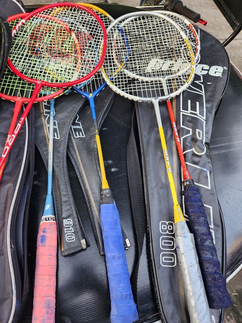 Tennis and Badmintpn Rackets, Sports Equipment, Sports & Games, Racket ...