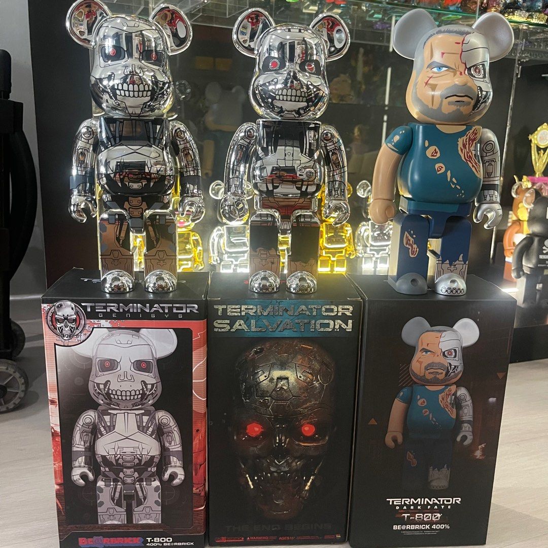 Terminator salvation t-800 bearbrick 400% medicom Kubrick be@rbdick ...
