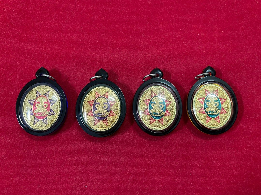 Thai Amulet @Lp Atichot (Mass Chanted)Rian Jatukam Maha Channuan Batch ...