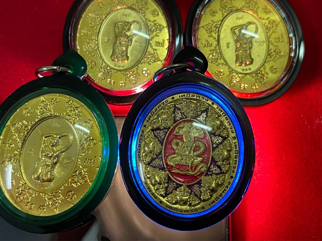 Thai Amulet @Lp Atichot (Mass Chanted)Rian Jatukam Maha Channuan Batch ...