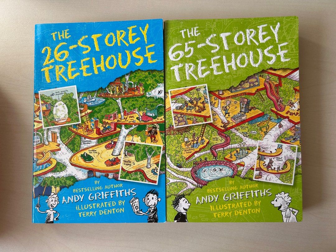 The 26-storey Treehouse series, 興趣及遊戲, 書本 & 文具, 小說 & 故事書 - Carousell