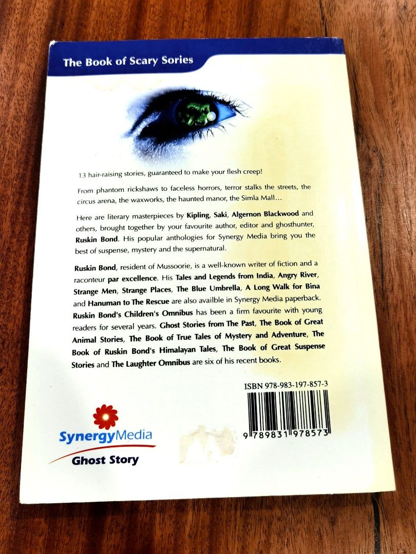 The Book Of Scary Stories Ghost Stories Book By Ruskin Bond, Hobbies ...