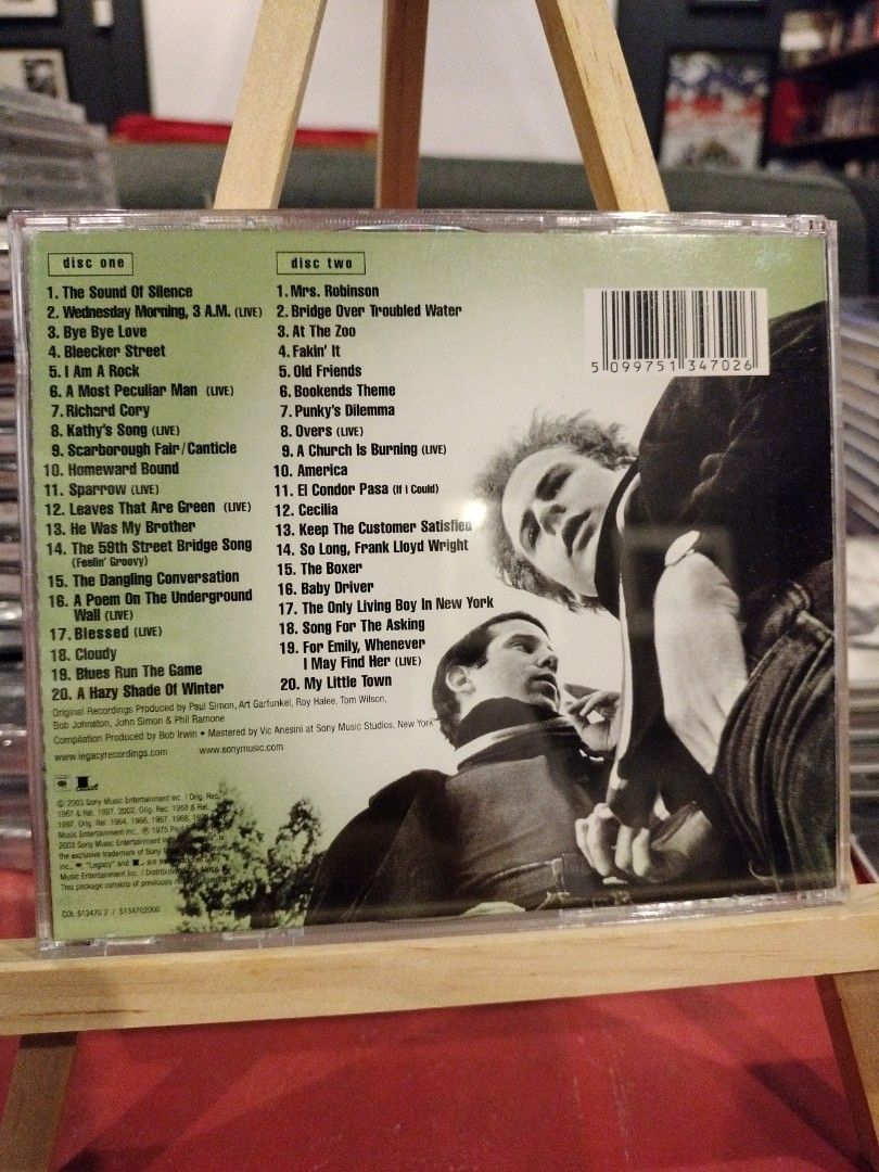 The Essential Simon & Garfunkel 2 CD set, Hobbies & Toys, Music & Media, CDs & DVDs on Carousell