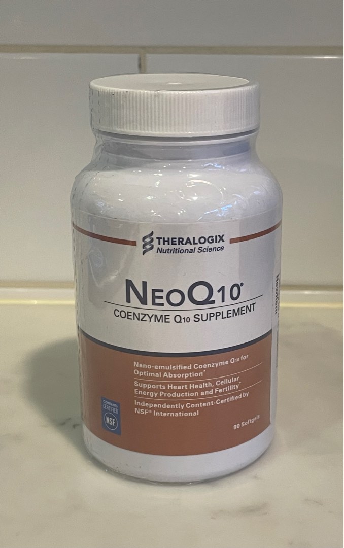 Theralogix NeoQ10 Coenzyme Q10 Supplement - 90 Softgels. Brand new ...