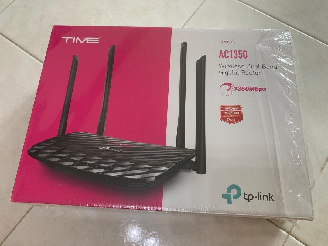 Time TP-Link AC1350 Wireless Dual Band Gigabit Router, Computers & Tech ...