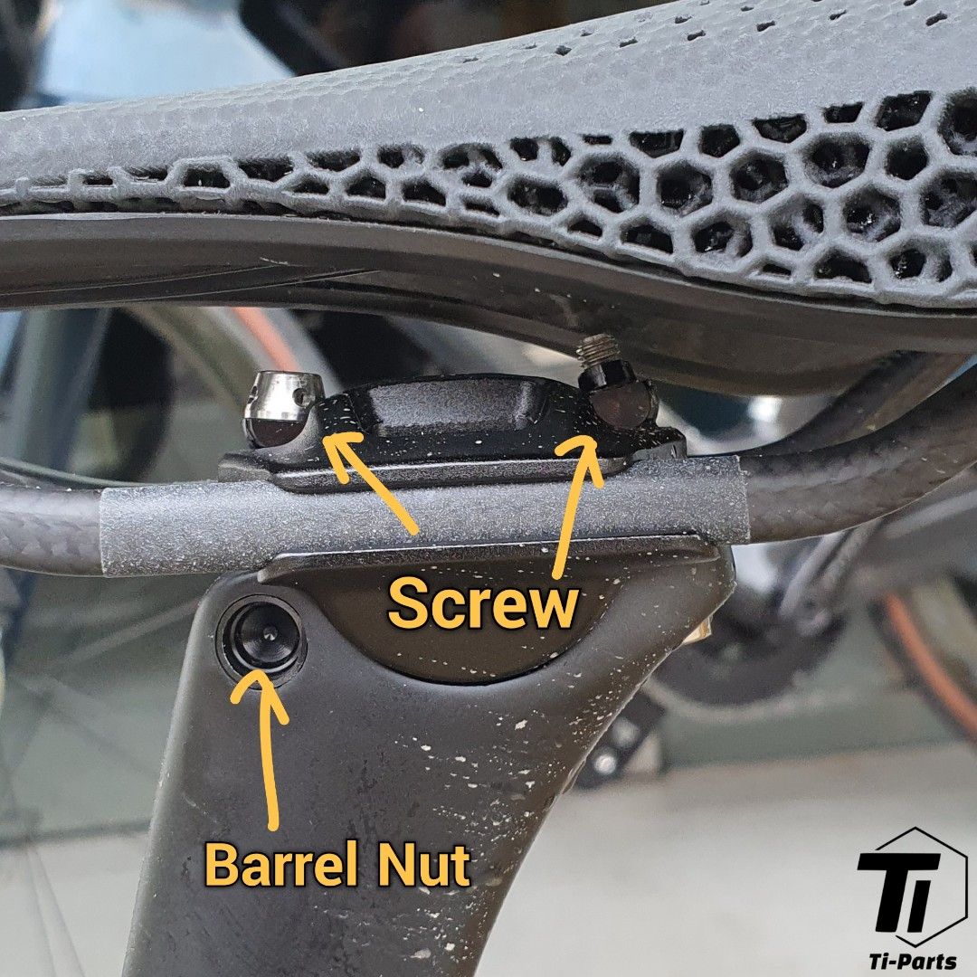 Titanium Bolt for SL8 Saddle Clamp | Aethos Alpinist Seatpost Cradle ...