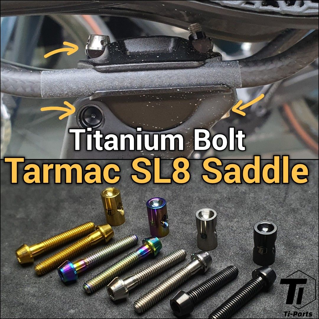 Titanium Bolt for SL8 Saddle Clamp | Aethos Alpinist Seatpost Cradle ...