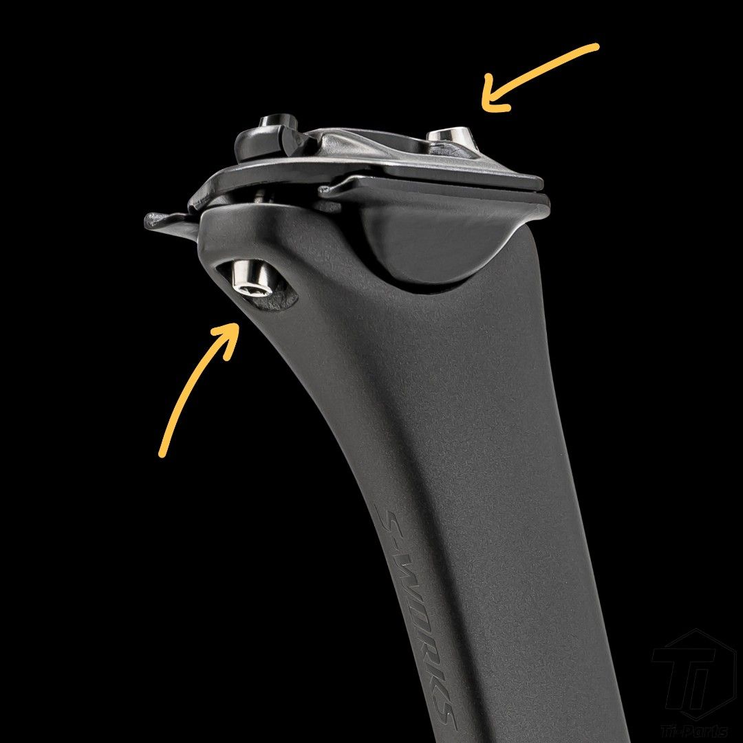 Titanium Bolt for SL8 Saddle Clamp | Aethos Alpinist Seatpost Cradle ...