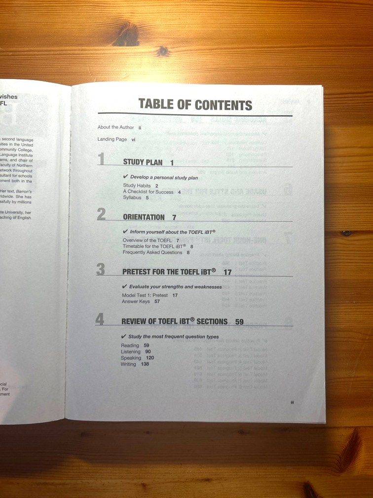 TOEFL iBT Barron’s Textbook, 興趣及遊戲, 書本 & 文具, 書本及雜誌 - 補充練習 - Carousell