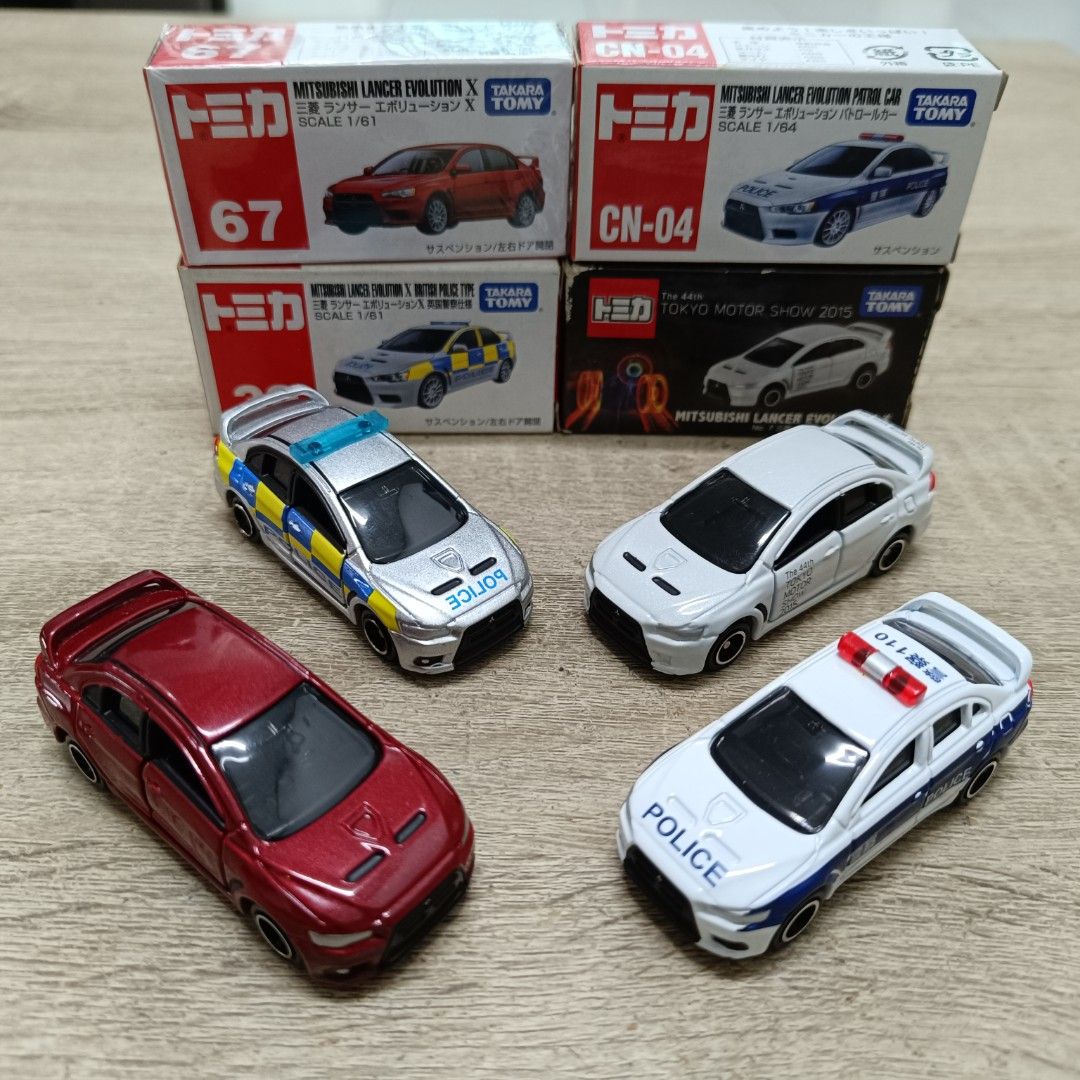 Tomica 67 Mitsubishi Lancer Evolution X CN Patrol 39 British Police ...