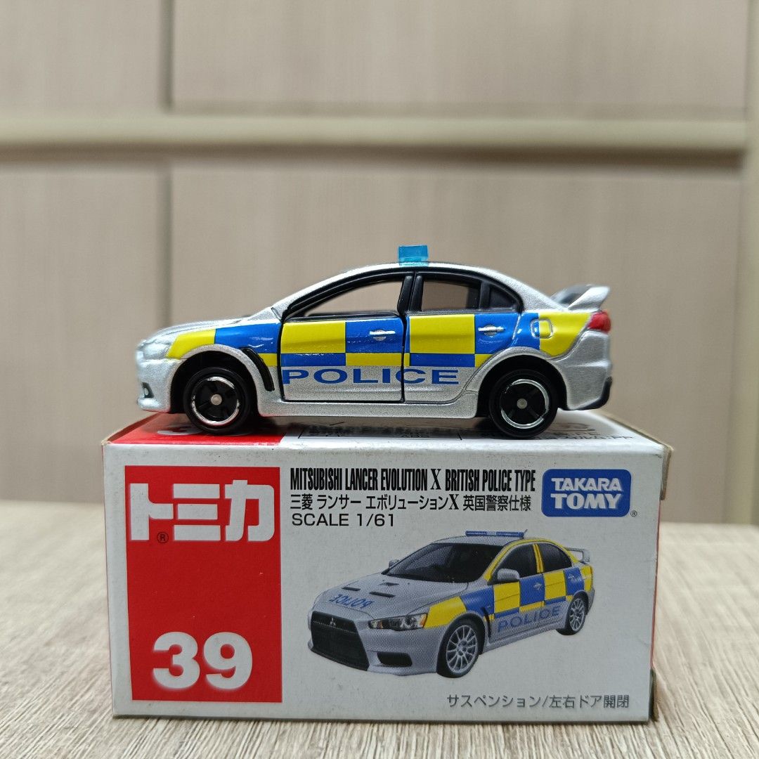 Tomica 67 Mitsubishi Lancer Evolution X CN Patrol 39 British Police ...