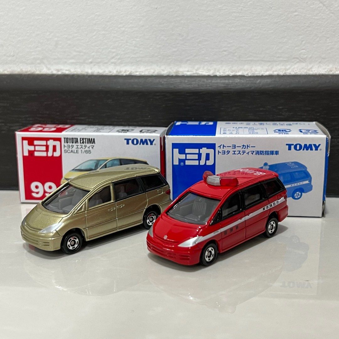 Tomica #99 Toyota Estima, Ito-Yokado Toyota Estima Fire Command Car ...