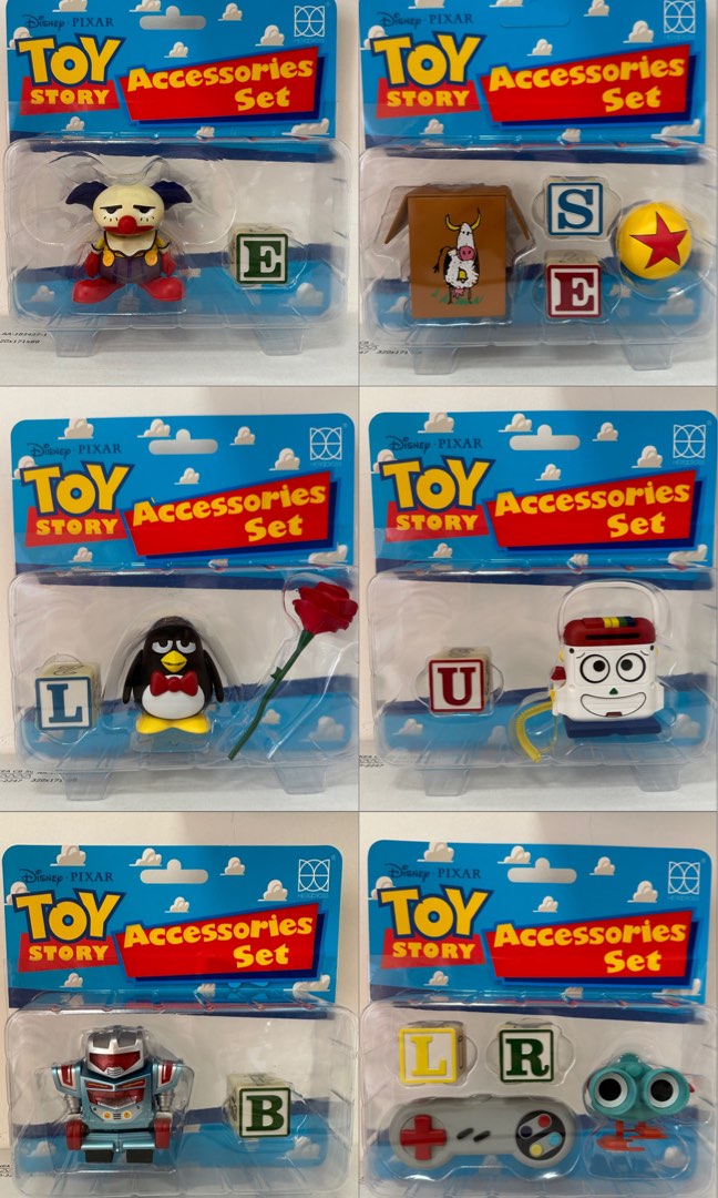 Toy Story Accessories full Sets_Herocross, 興趣及遊戲, 玩具 & 遊戲類 - Carousell