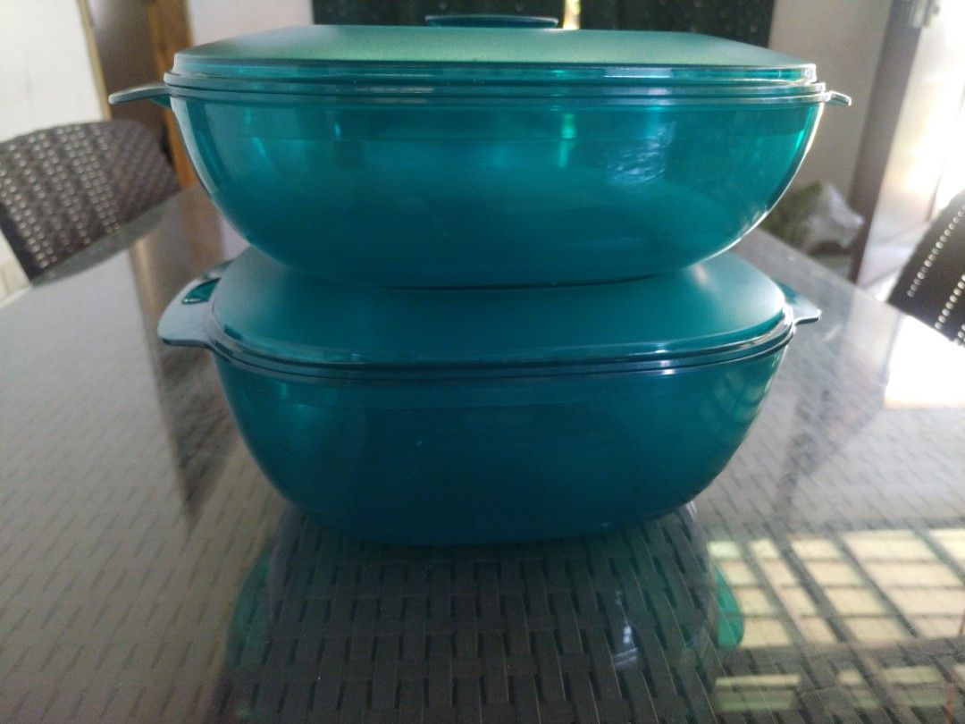 Tupperware Classic Crystalline Soup Server, Furniture & Home Living ...
