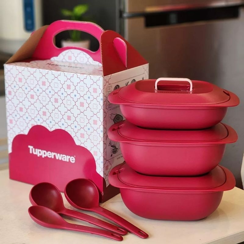 Tupperware Gourmet Server Set, Furniture & Home Living, Kitchenware ...