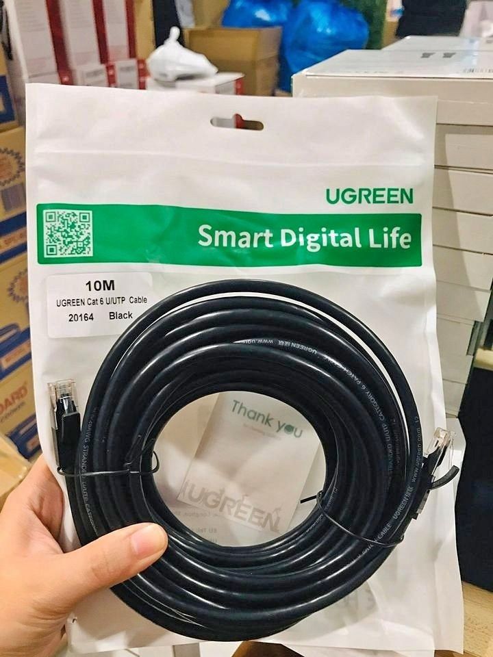 UGREEN Cat6 UTP Ethernet Cable 1000mbps RJ45 10M Black NW102 20164 ...