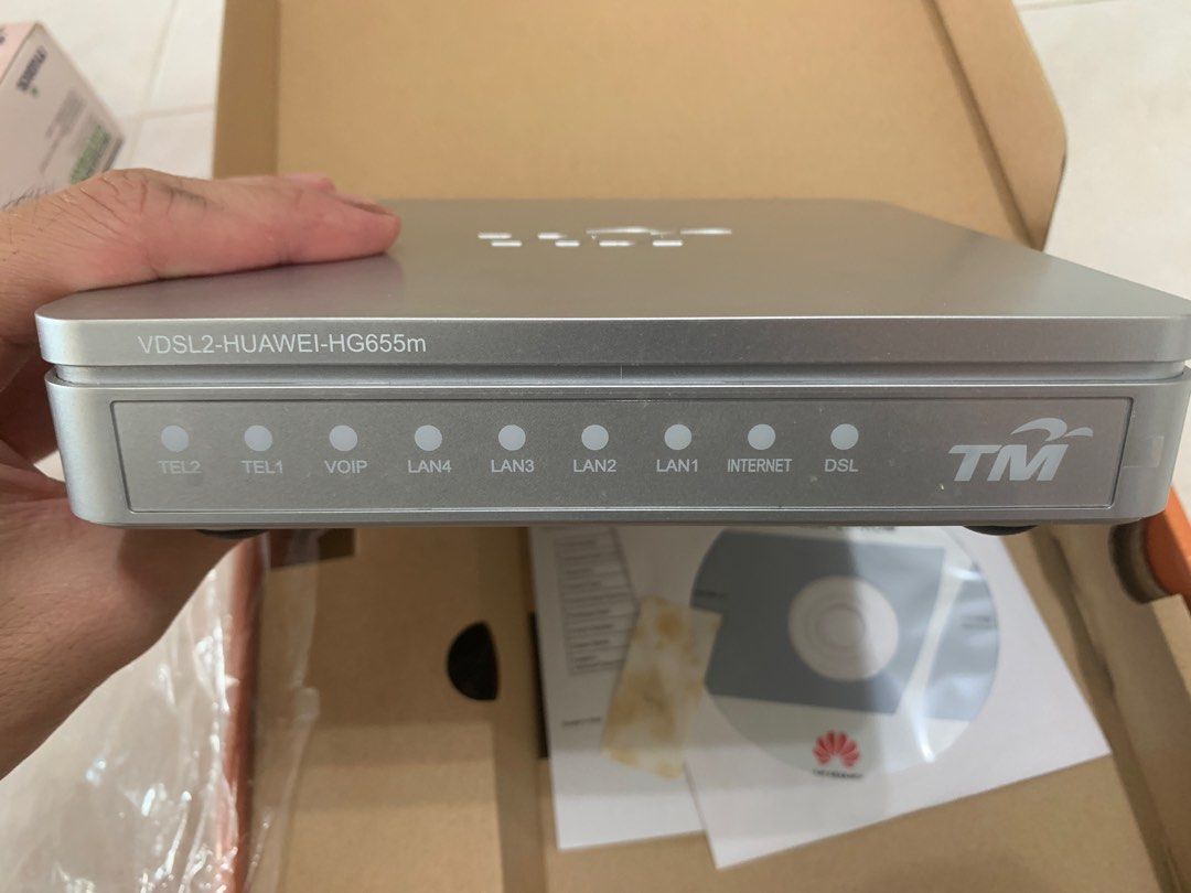 Unifi Modem Vdsl2 Huawei Hg655m Computers And Tech Parts And Accessories Networking On Carousell