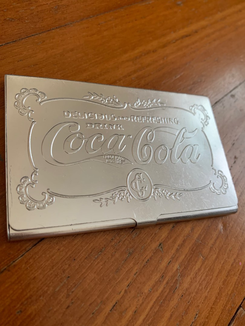 Unique Vintage Coca Cola Name Card holder, Hobbies & Toys, Memorabilia ...
