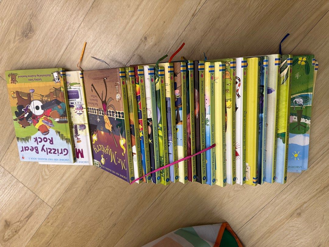 Usborne Very First Reading Hard Cover Set, Hobbies & Toys, Books ...