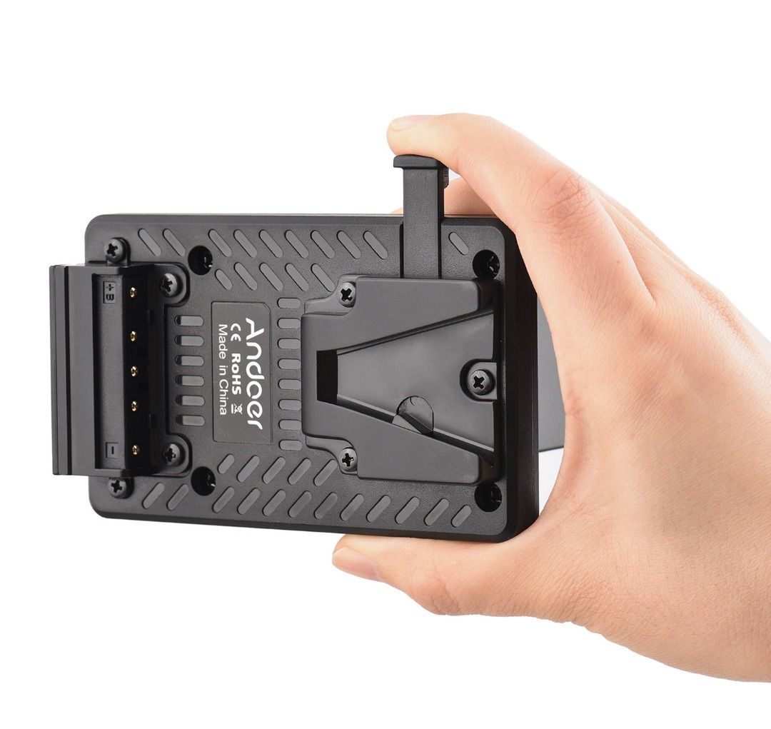 V Mount Battery Plate Adapter V-lock Battery Back Pack Plate mini for V ...