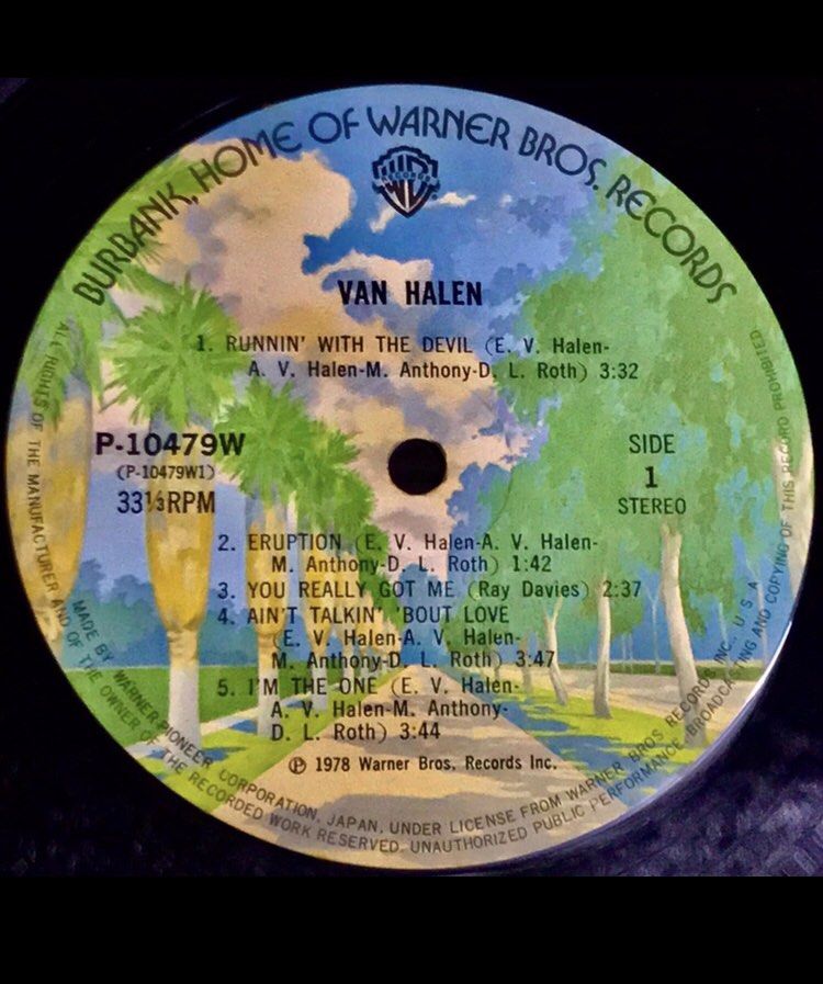 VAN HALEN - VAN HALEN LP YOU REALLY GOT ME VINYL ROCK READ TRACKS on ...