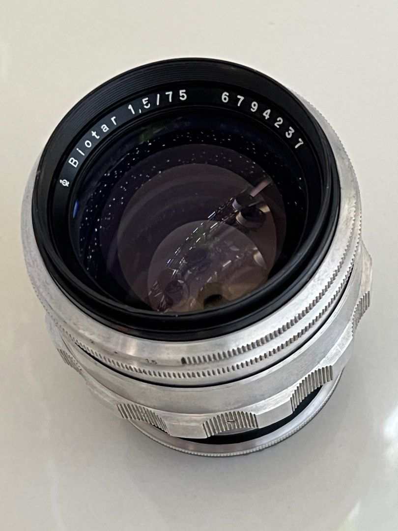 Very rare vintage Carl Zeiss Jena Biotar 75mm f1.5 bokeh king classic ...