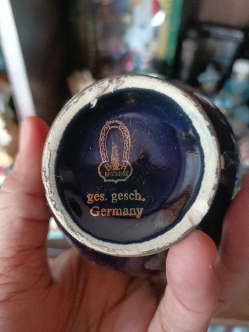 VINTAGE Ges Gesch Germany Cobalt Blue on Carousell
